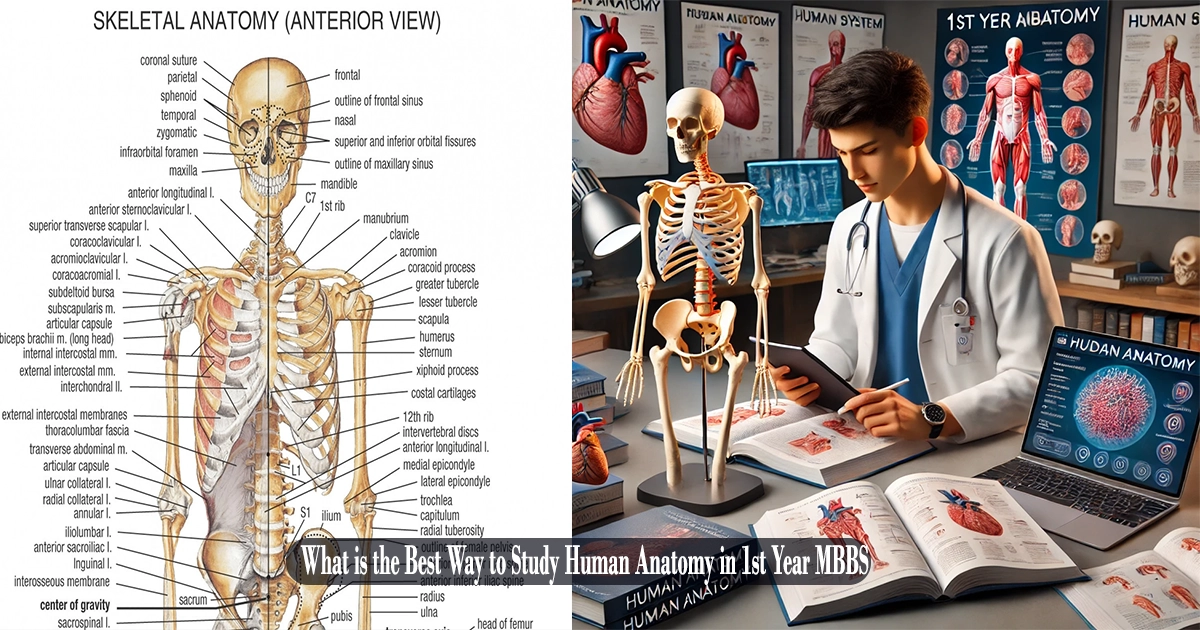Best Way to Study Human Anatomy in 1st Year MBBS Tips